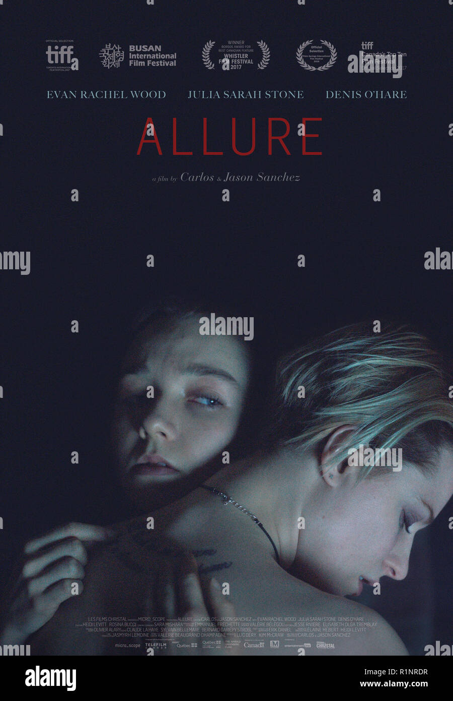 ALLURE, (aka EMPRISE), Canadian poster, from left: Julia Sarah Stone ...