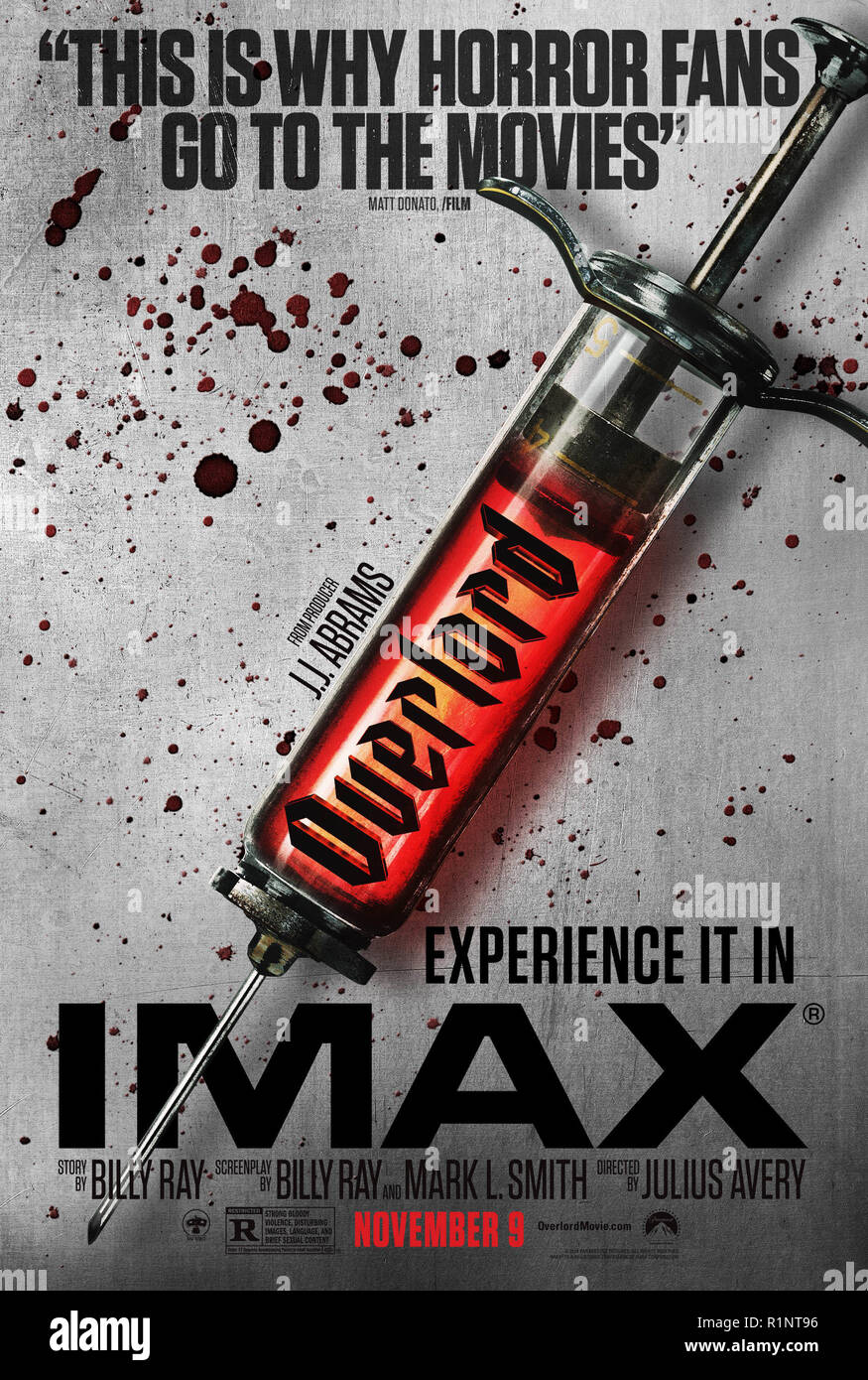 OVERLORD, IMAX poster, 2018. © Paramount Pictures /Courtesy Everett ...