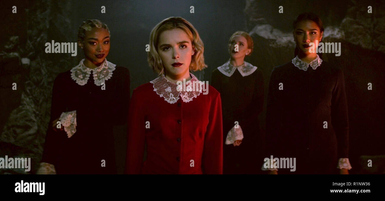 CHILLING ADVENTURES OF SABRINA, (left to right): Tati Gabrielle ...