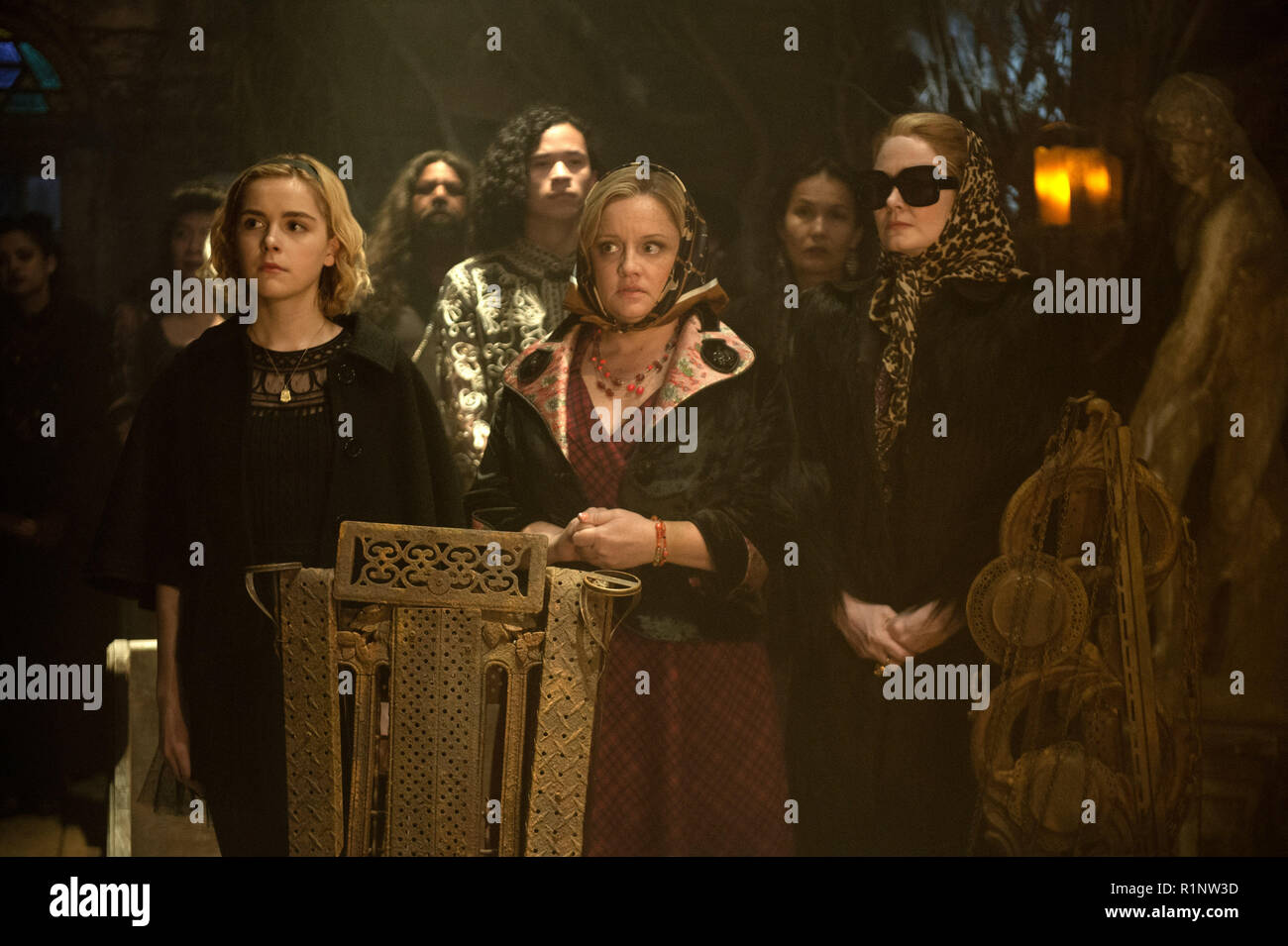 CHILLING ADVENTURES OF SABRINA, (left to right): Ross Lynch, Kiernan ...