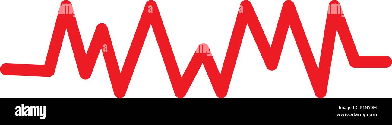 Isolated cardiogram line Stock Vector Image & Art - Alamy