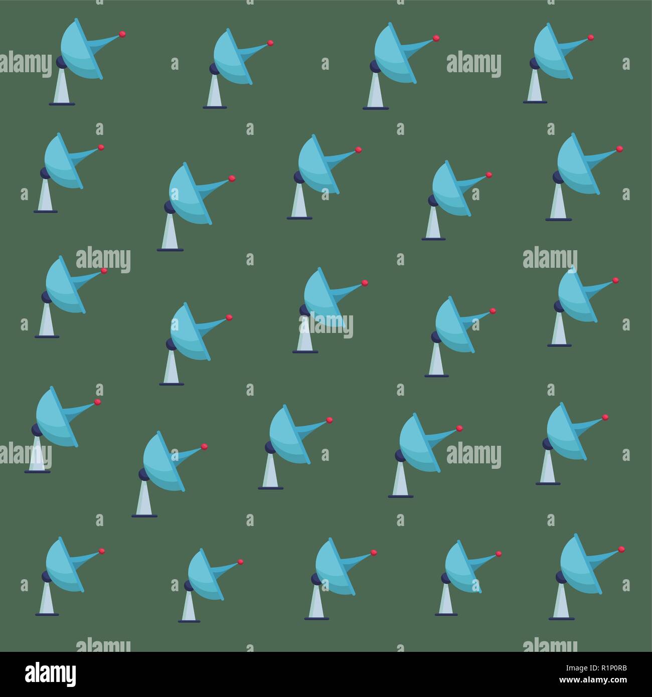 Communication antenna device cartoons pattern background vector ...
