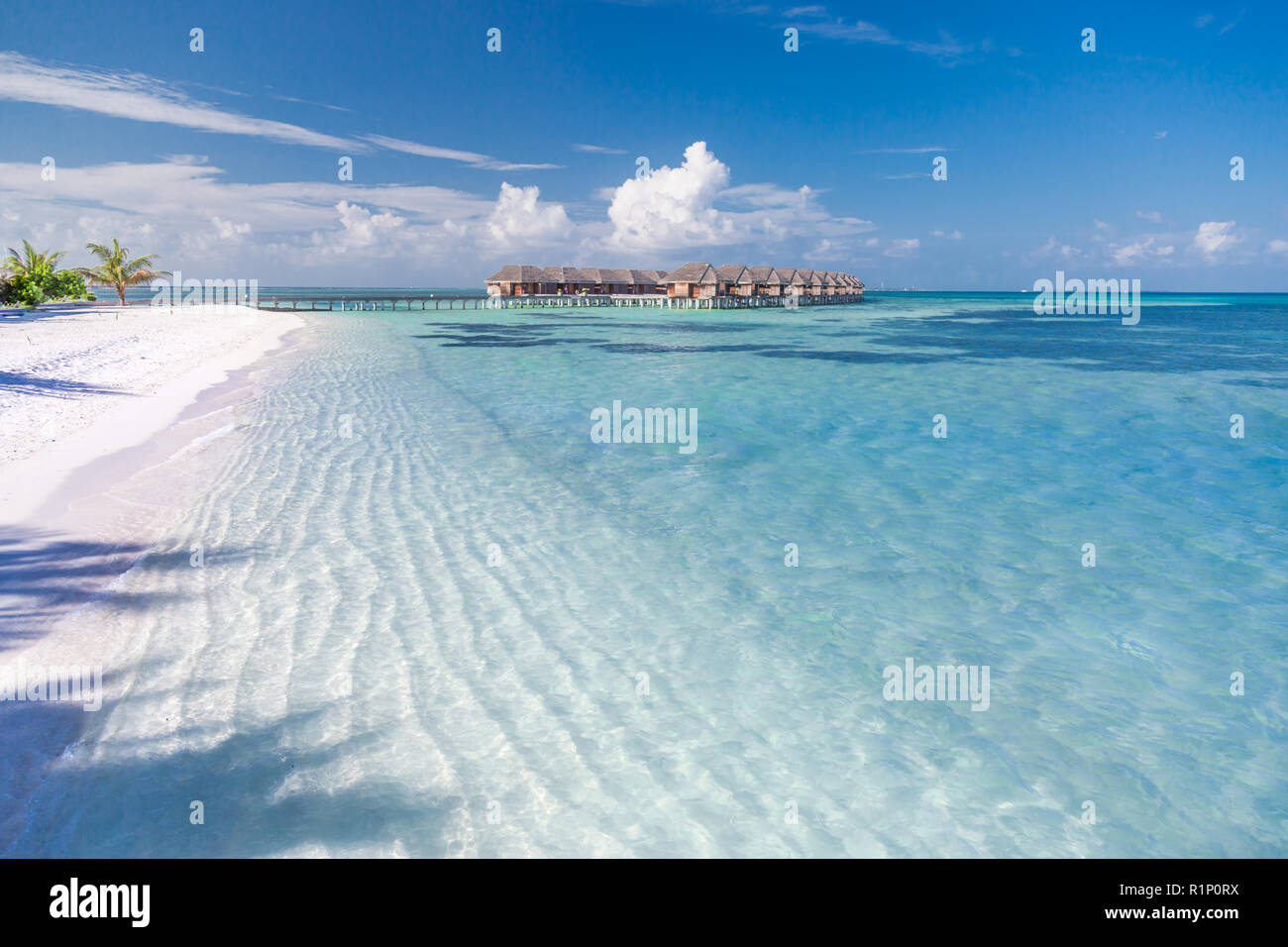 Amazing scenery, relaxing beach, tropical landscape background. Summer ...