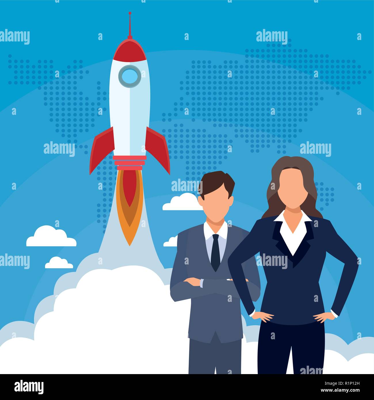 Woman taking off Stock Vector Images - Alamy