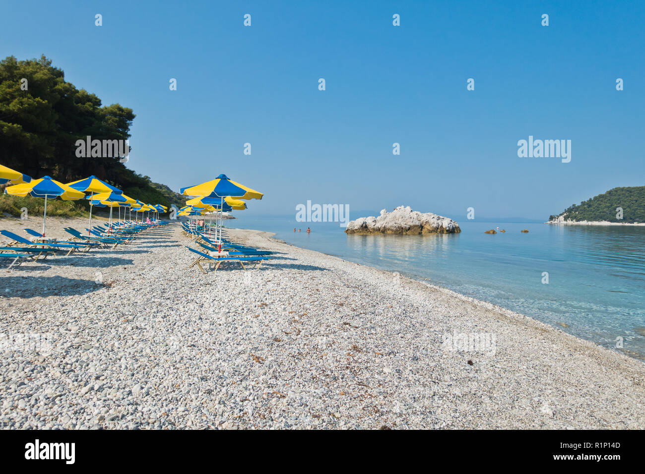 Skopelos milia beach hi-res stock photography and images - Alamy