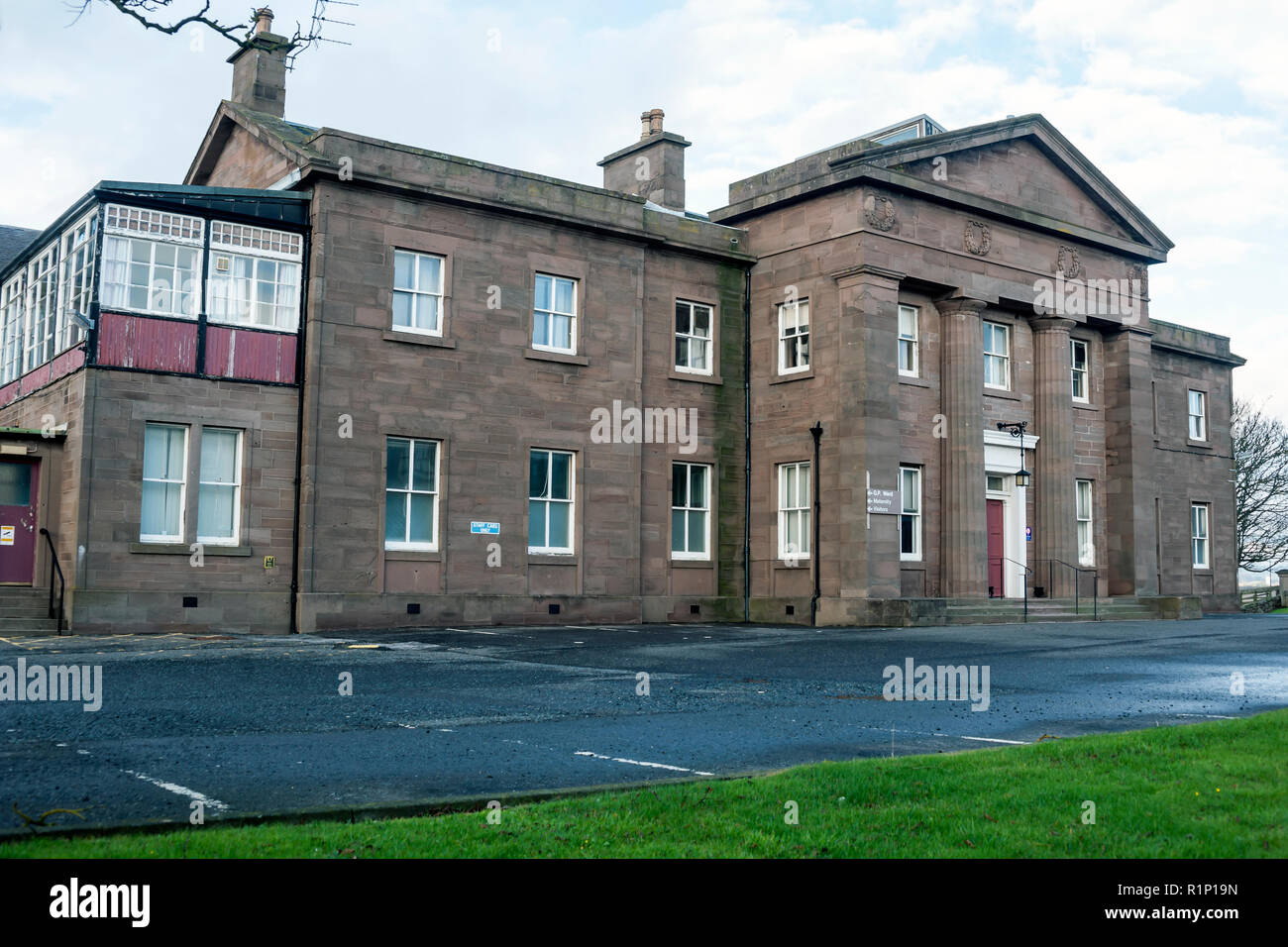 The old Montrose Royal Infirmary, Montrose, Angus, Scotland, UK Stock ...
