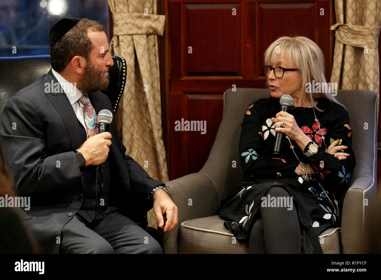 NEW YORK, NEW YORK - MARCH 14: Rabbi Shmuley Boteach and Dr. Miriam ...