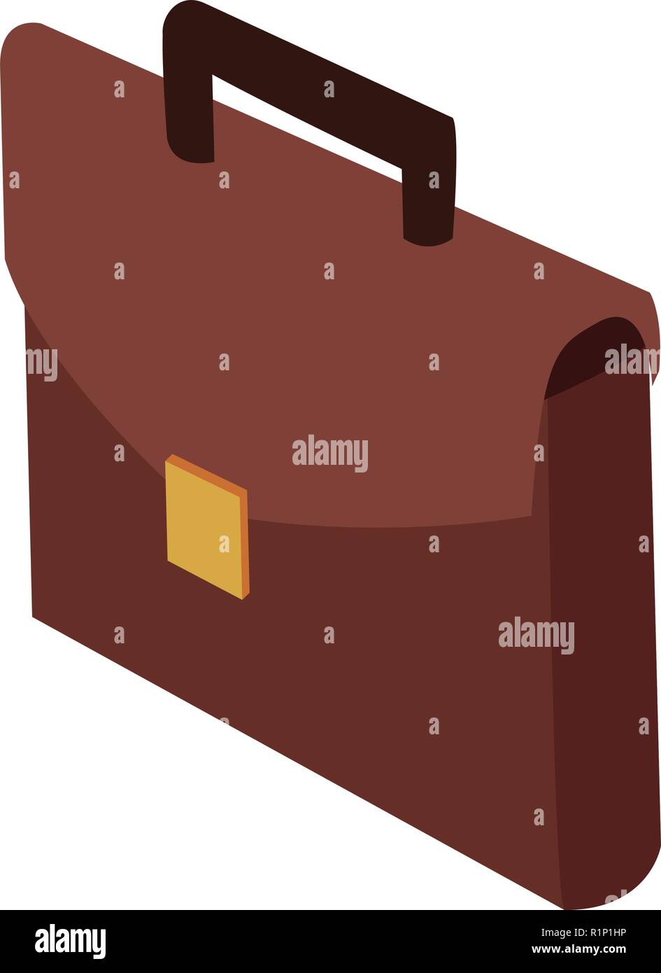 Business briefcase isometric isolated vector illustration graphic ...