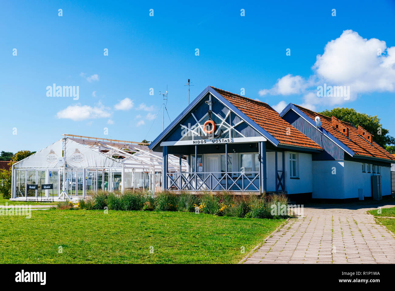 Wood is the traditional element of construction. Nida is a resort town ...