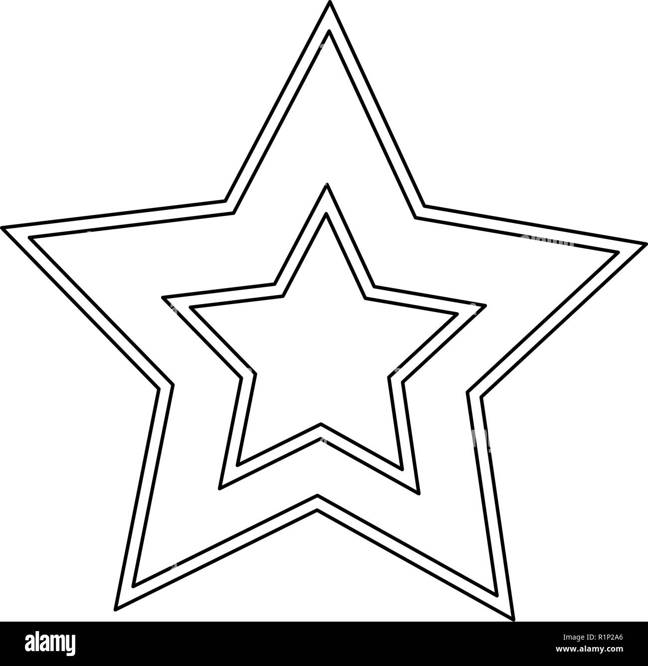 Star shape symbol isolated vector illustration graphic design Stock ...