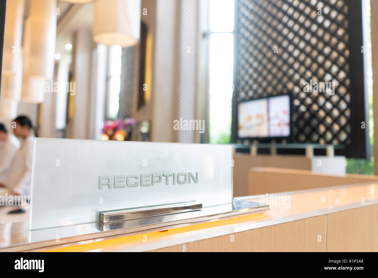 Luxury hotel reception hi-res stock photography and images - Alamy