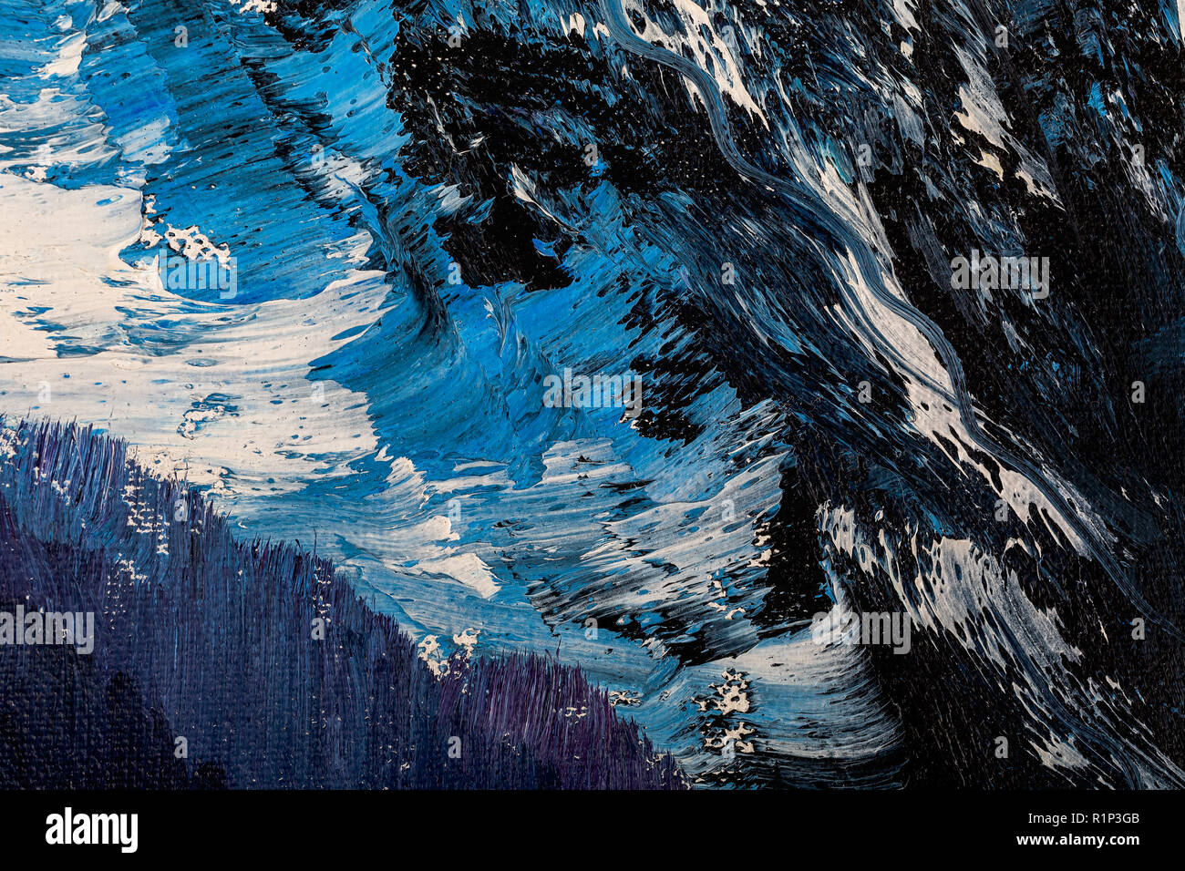 Oil painting close up hi-res stock photography and images - Alamy