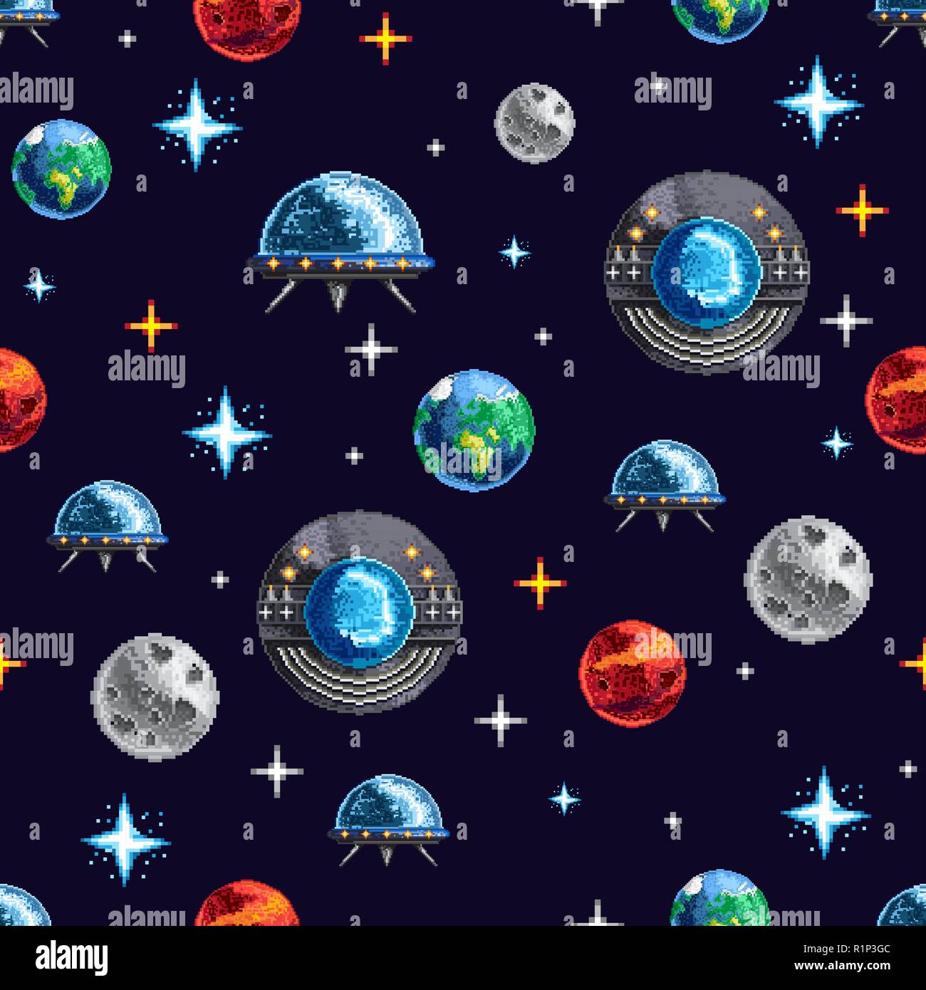 Pixel background hi-res stock photography and images - Alamy