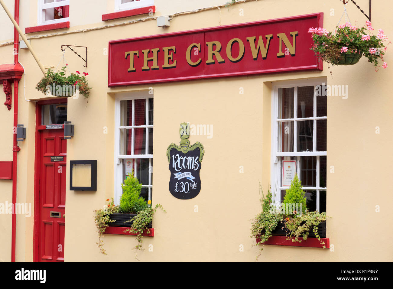 The Crown Pub, Old Town Poole, Dorset, England, United Kingdom Stock ...