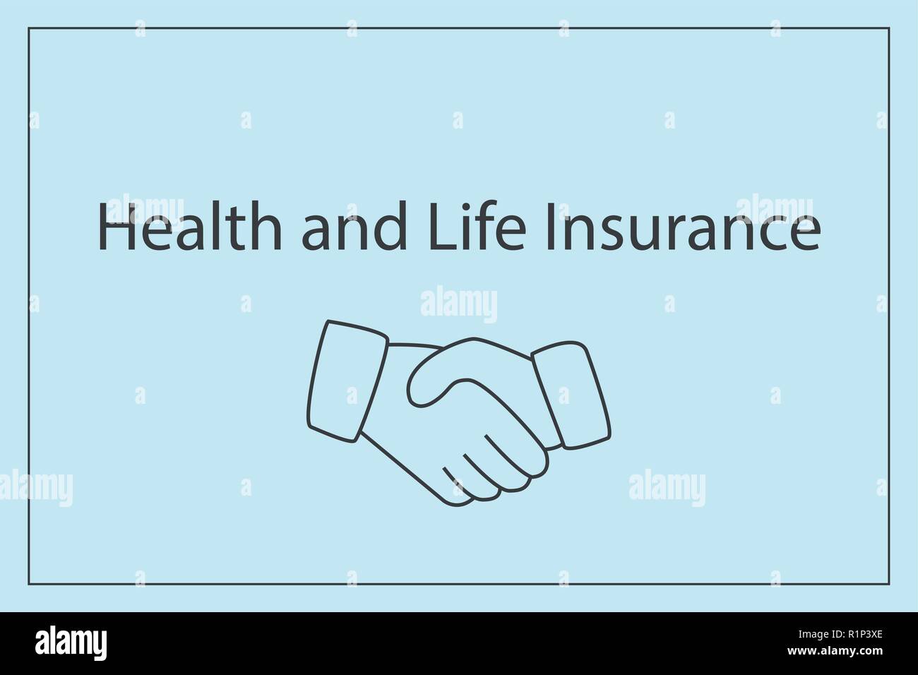Health and Life Insurance Vector Concept Stock Vector Image & Art - Alamy