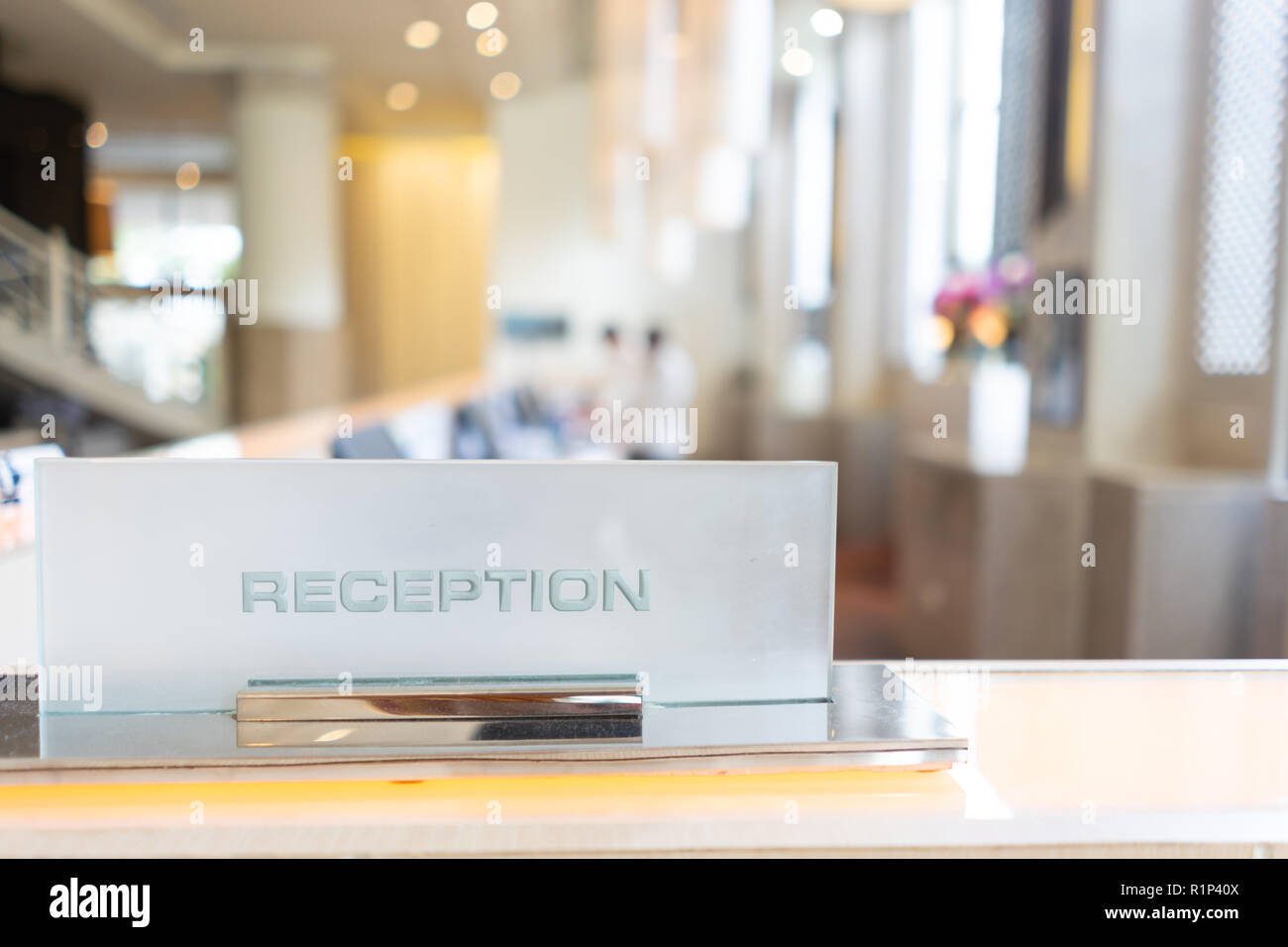 Asia hotel receptionist hi-res stock photography and images - Alamy
