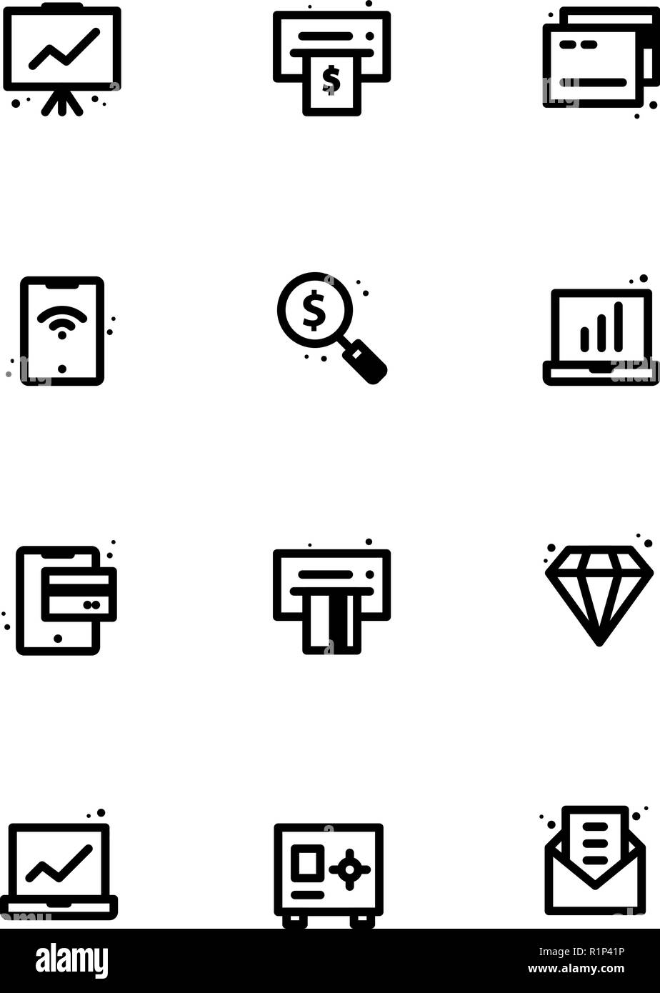 Icons sets hi-res stock photography and images - Alamy