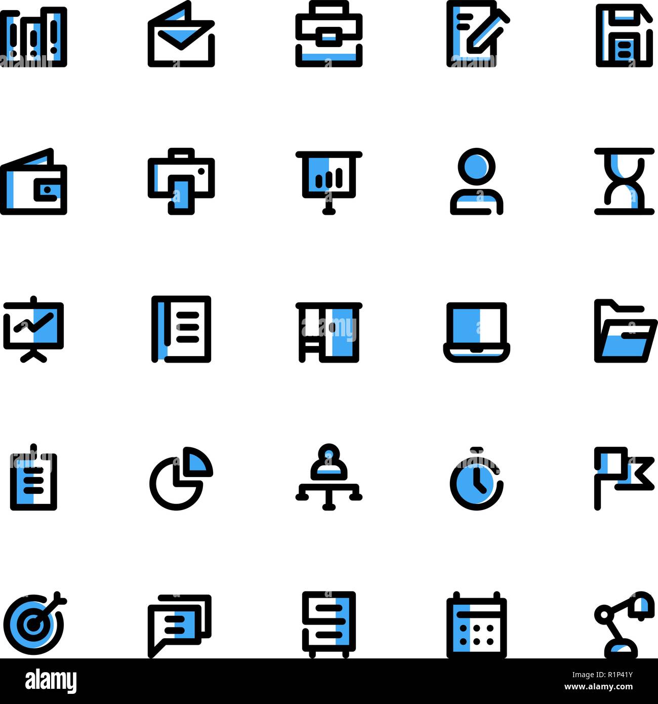 Weather line filled icon hi-res stock photography and images - Alamy