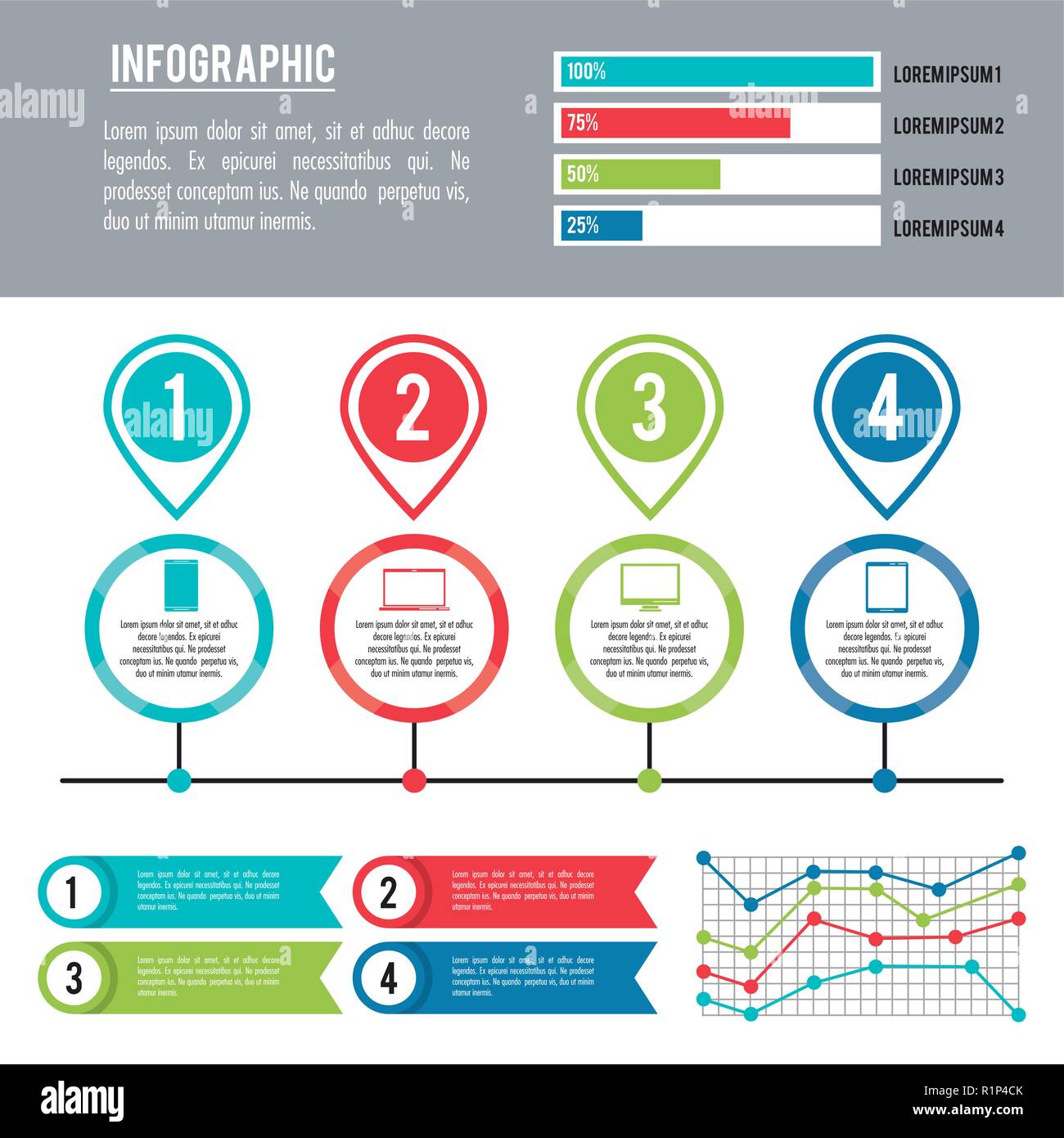 Various infographic diagrams hi-res stock photography and images - Alamy