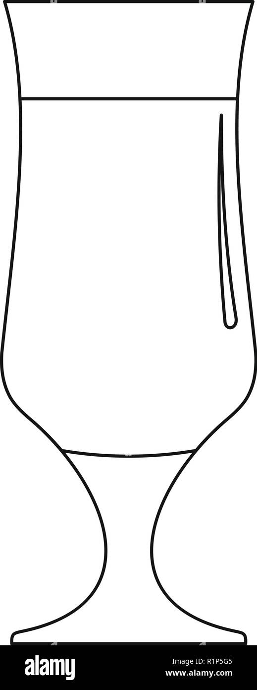 Alcohol icon. Outline illustration of alcohol vector icon for web Stock ...
