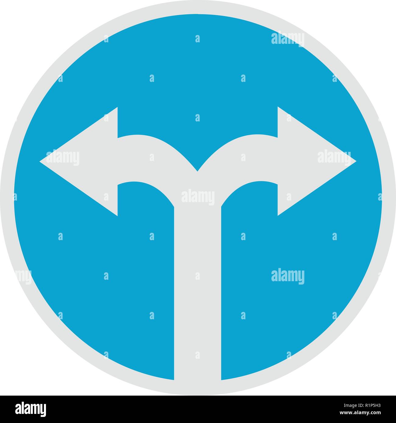 Road turn icon. Flat illustration of road turn vector icon for web ...