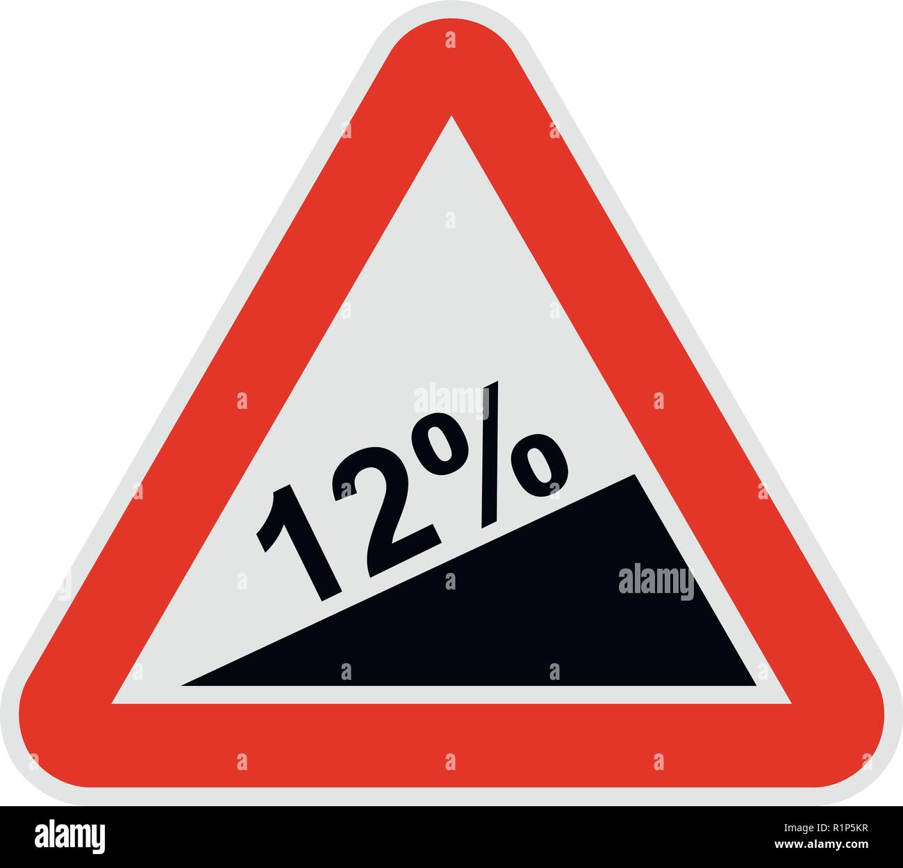 Steep climb icon. Flat illustration of steep climb vector icon for web ...