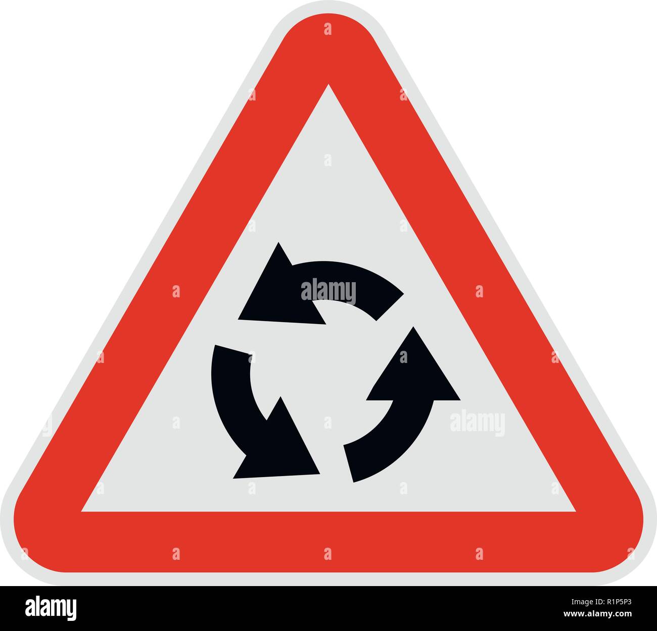 Direction of traffic circulation Stock Vector Images - Alamy