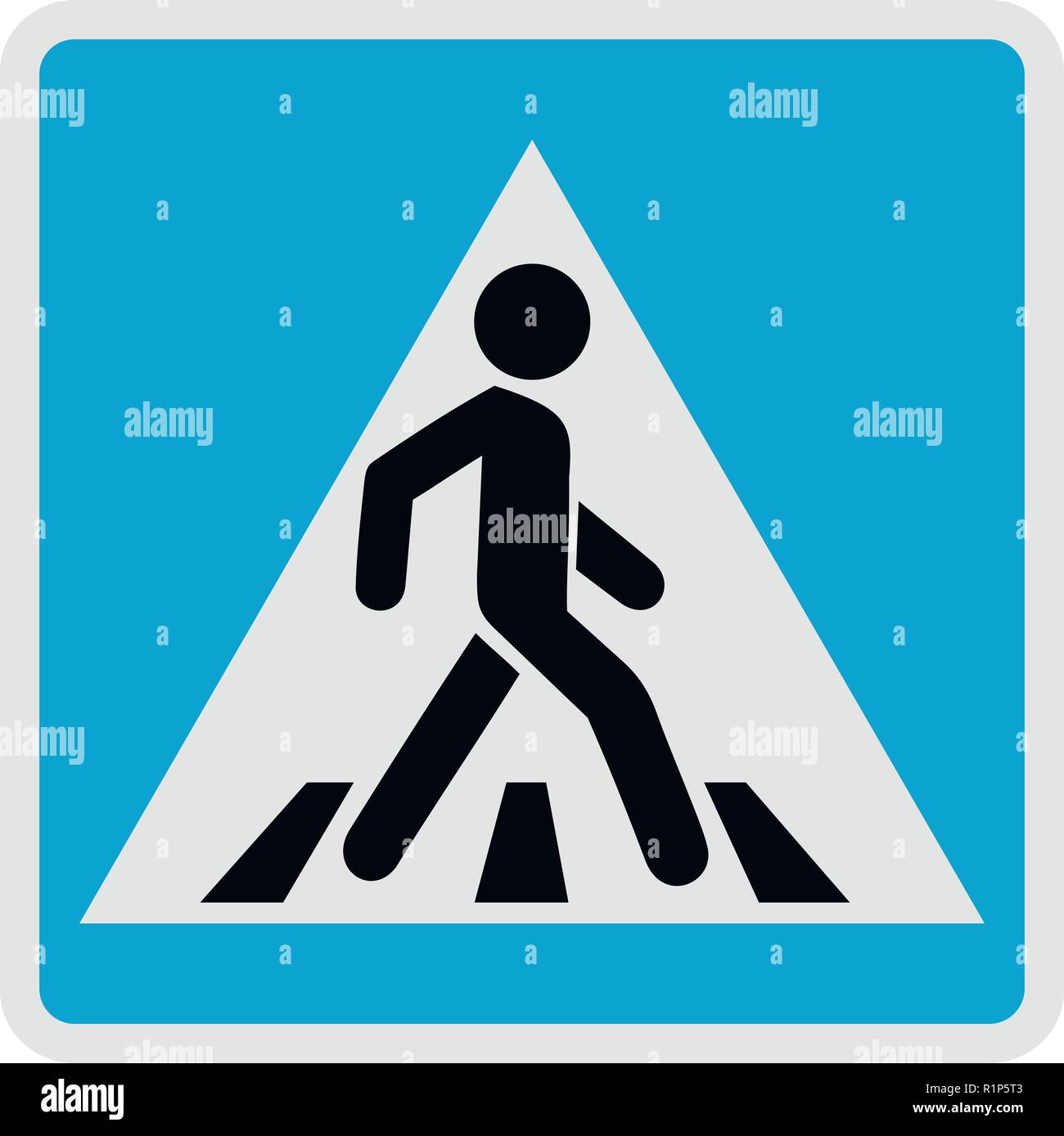 Pedestrian icon. Flat illustration of pedestrian vector icon for web ...