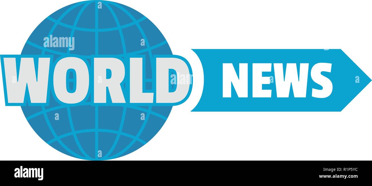 World important news icon. Flat illustration of world important news ...