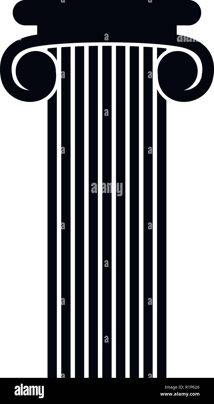 Simple Roman Columns Clip Art