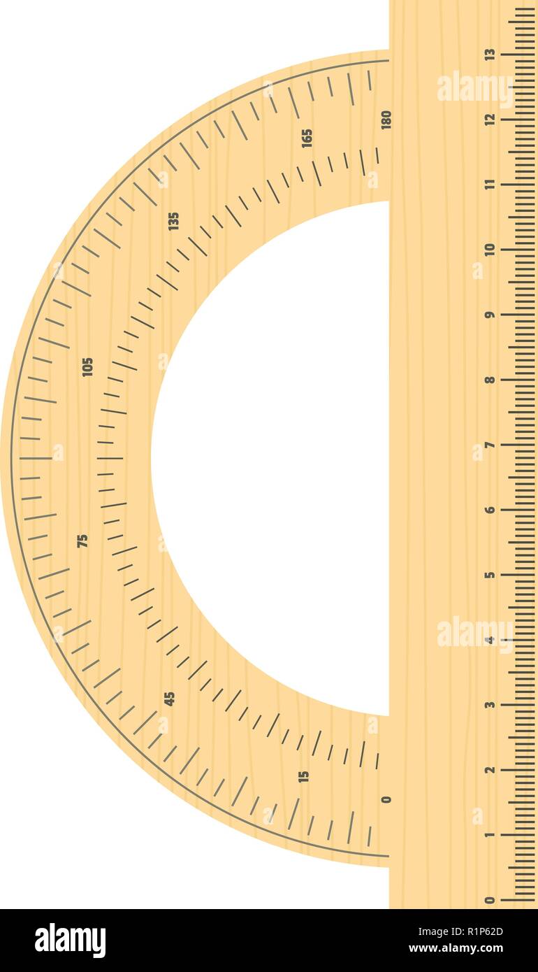Protractor icon. Flat illustration of protractor vector icon for web ...