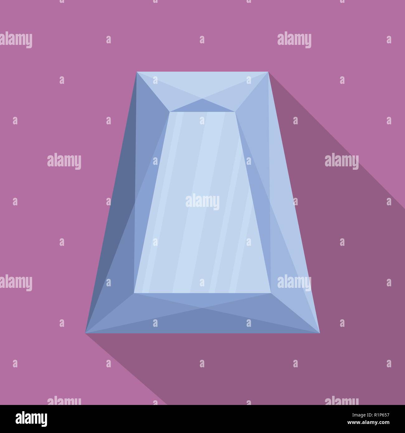 Precious stone icon. Flat illustration of precious stone vector icon ...