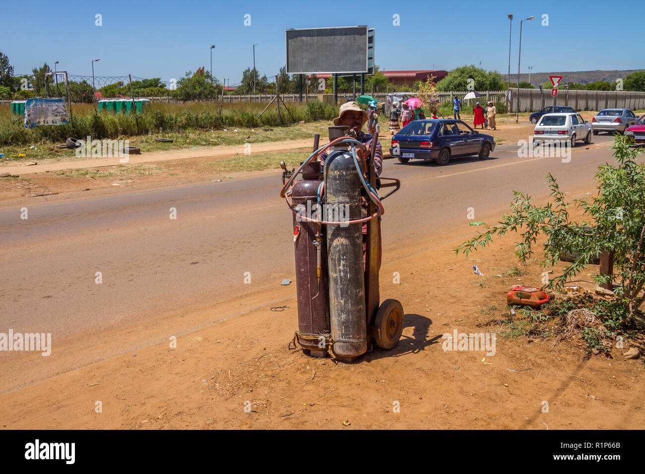On the streets of Mamelodi, a township outside Pretoria, South Africa ...