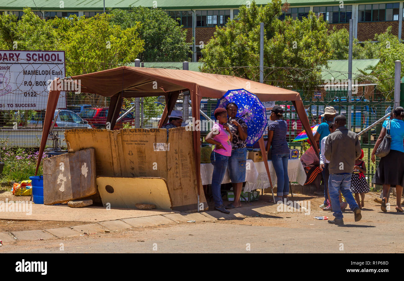 On the streets of Mamelodi, a township outside Pretoria, South Africa ...