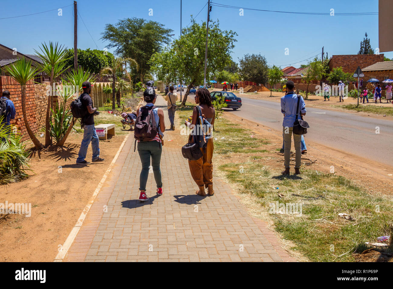 On the streets of Mamelodi, a township outside Pretoria, South Africa ...