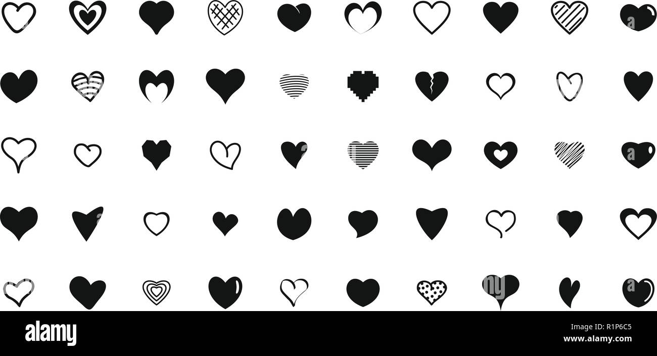 Simple Heart Shape Vector