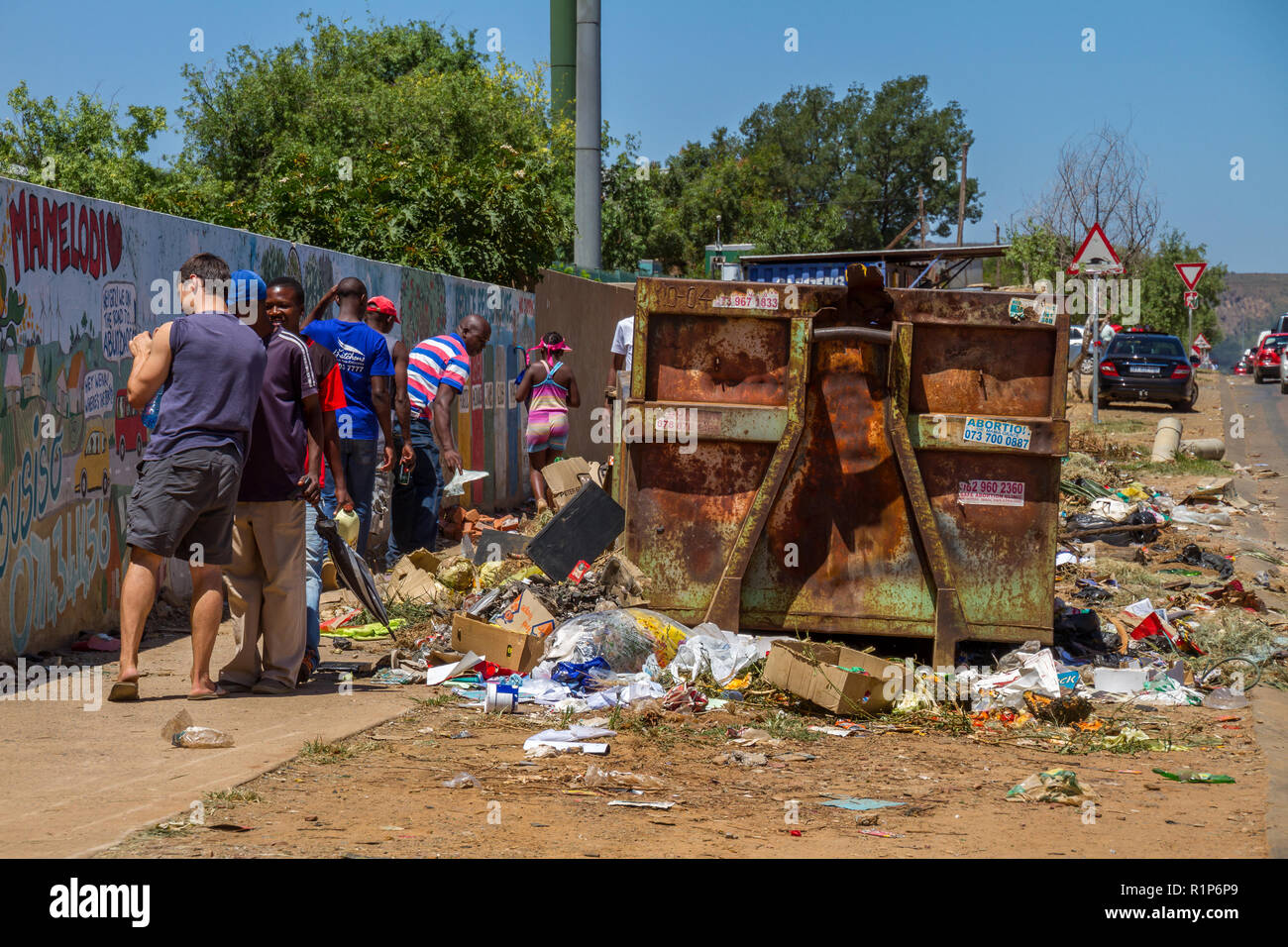 On the streets of Mamelodi, a township outside Pretoria, South Africa ...