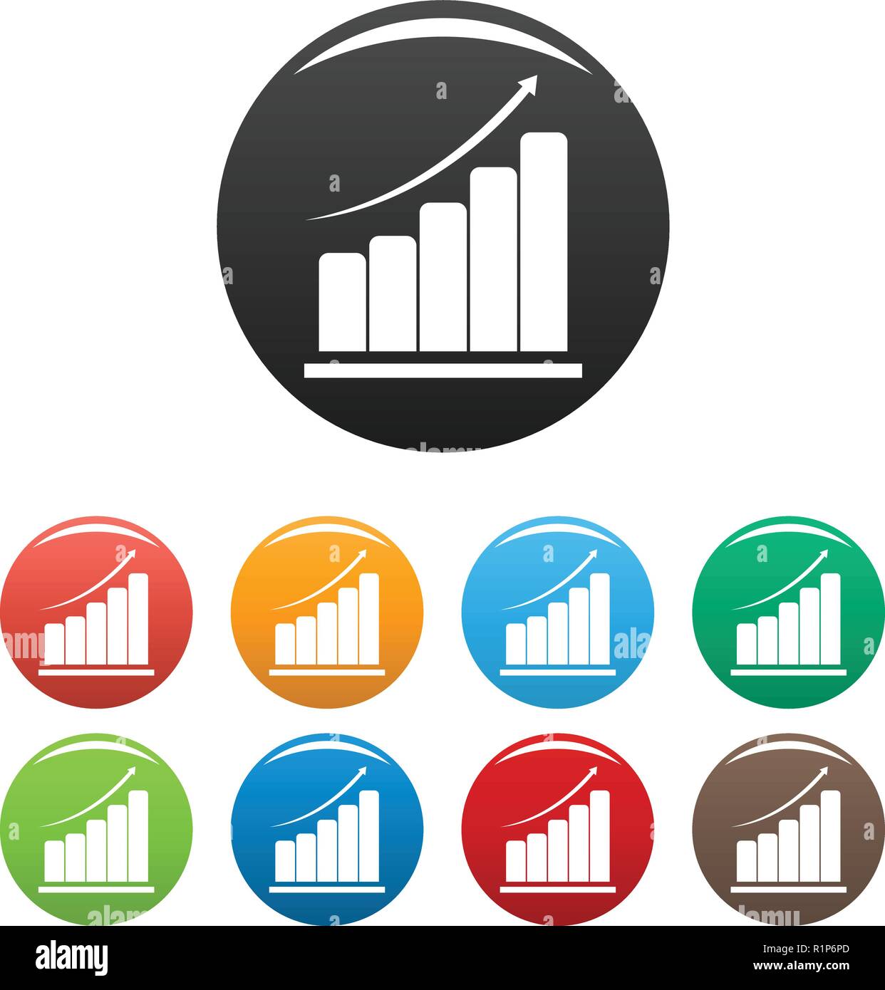 Diagram icon. Simple illustration of diagram vector icon for any web ...