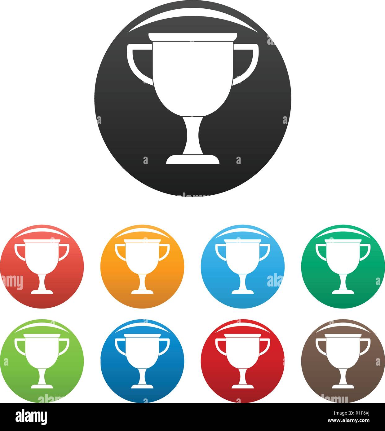 Cup award icon. Simple illustration of cup award vector icon for any ...
