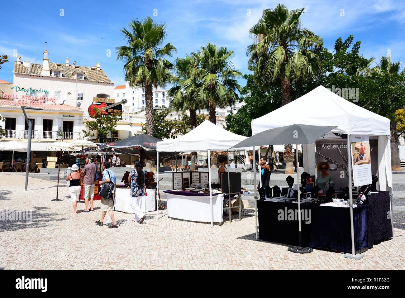 Portugal market albufeira hi-res stock photography and images - Alamy