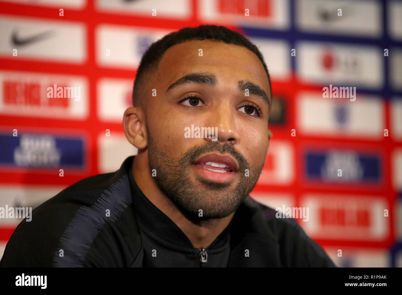 England's Callum Wilson during a press conference at St George's Park ...