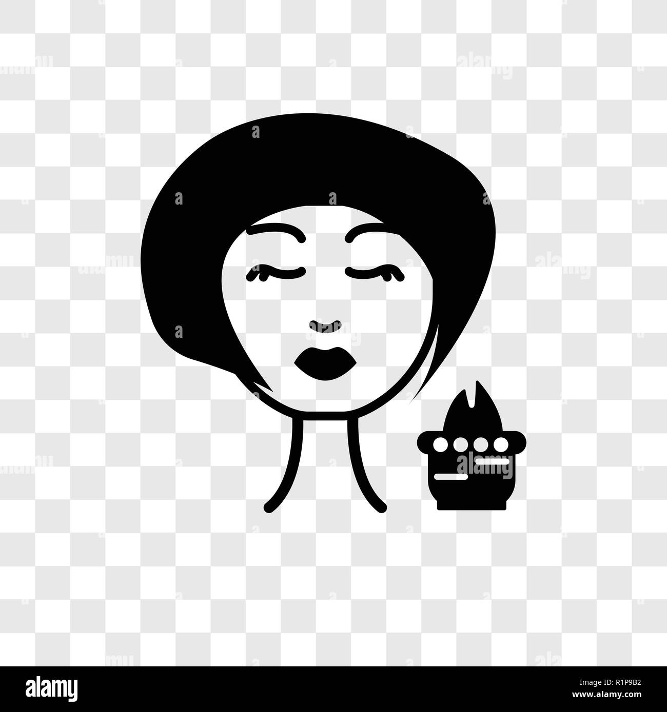 Cream vector icon isolated on transparent background, Cream ...