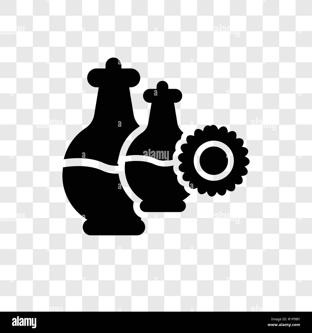 Oil vector icon isolated on transparent background, Oil transparency ...