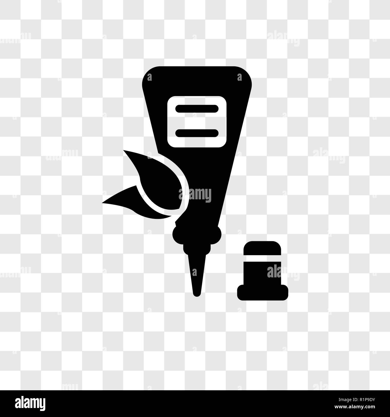 Cream vector icon isolated on transparent background, Cream ...