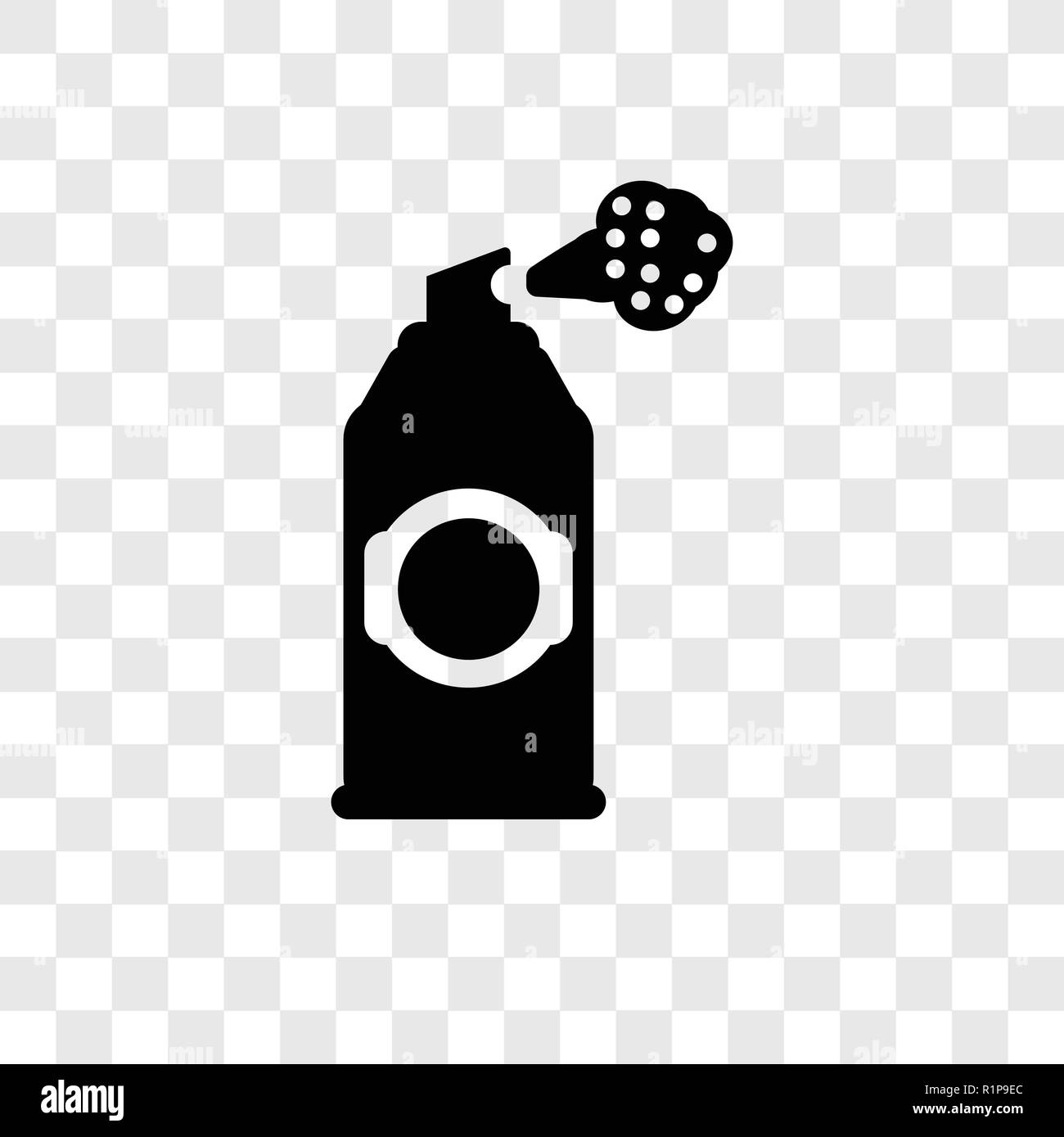 Spray vector icon isolated on transparent background, Spray ...