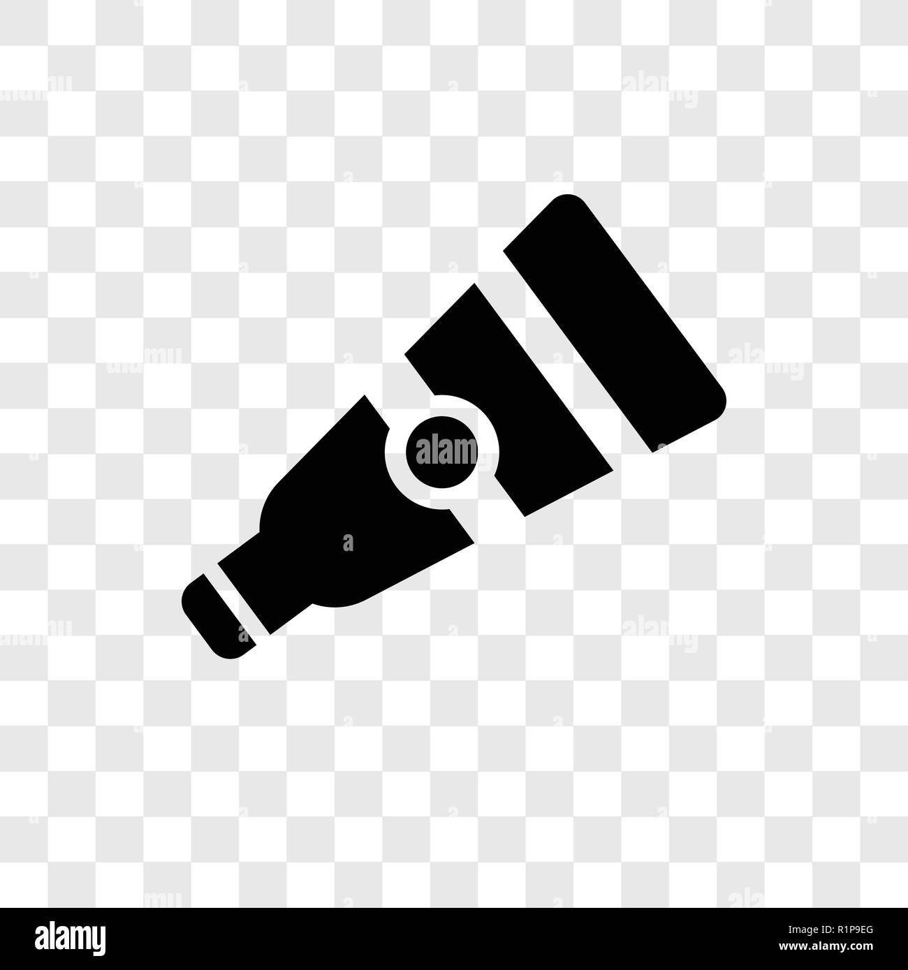 Cream vector icon isolated on transparent background, Cream ...