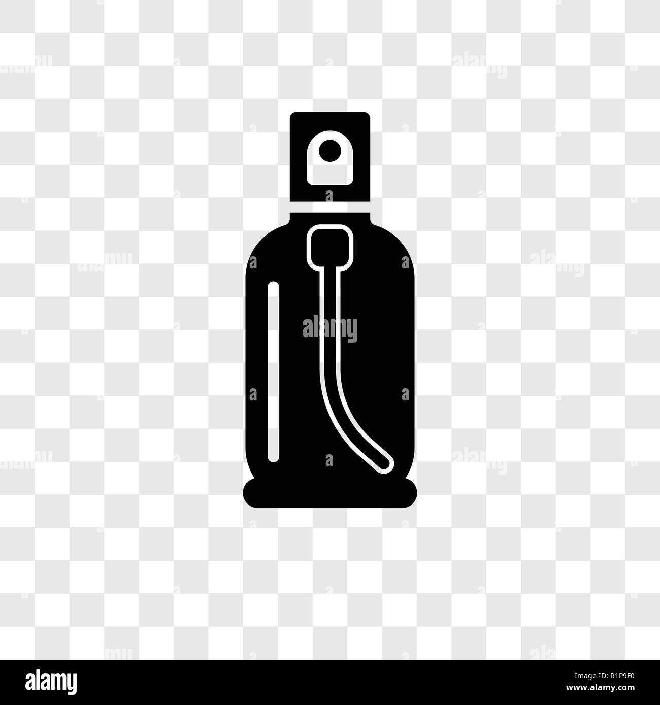 Spray vector icon isolated on transparent background, Spray ...