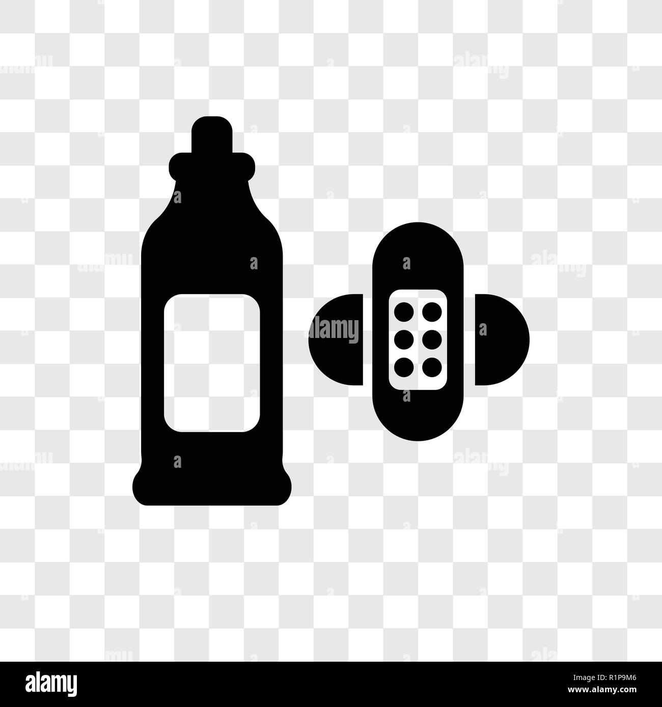 Patches vector icon isolated on transparent background, Patches ...