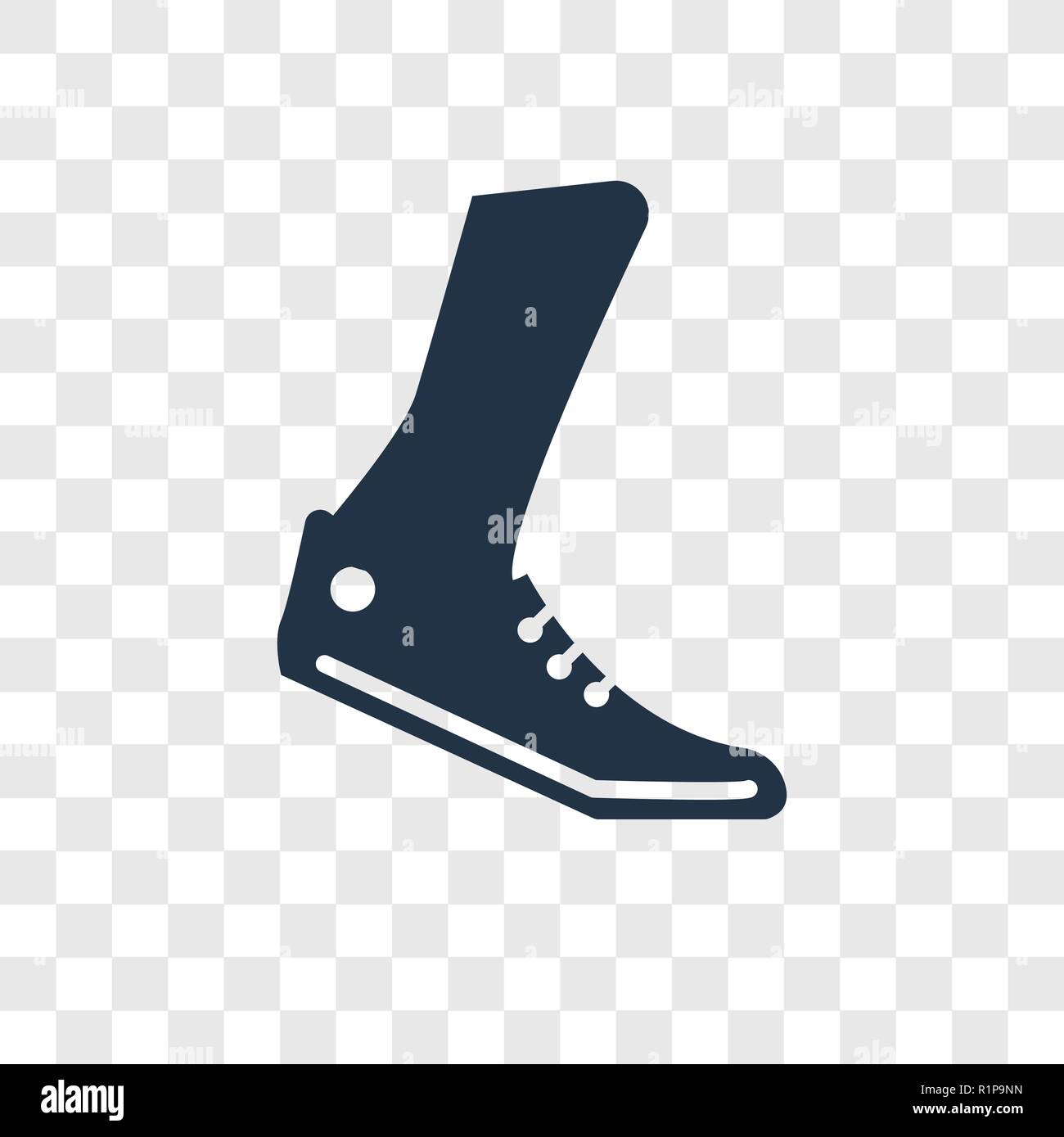 Running vector icon isolated on transparent background, Running ...