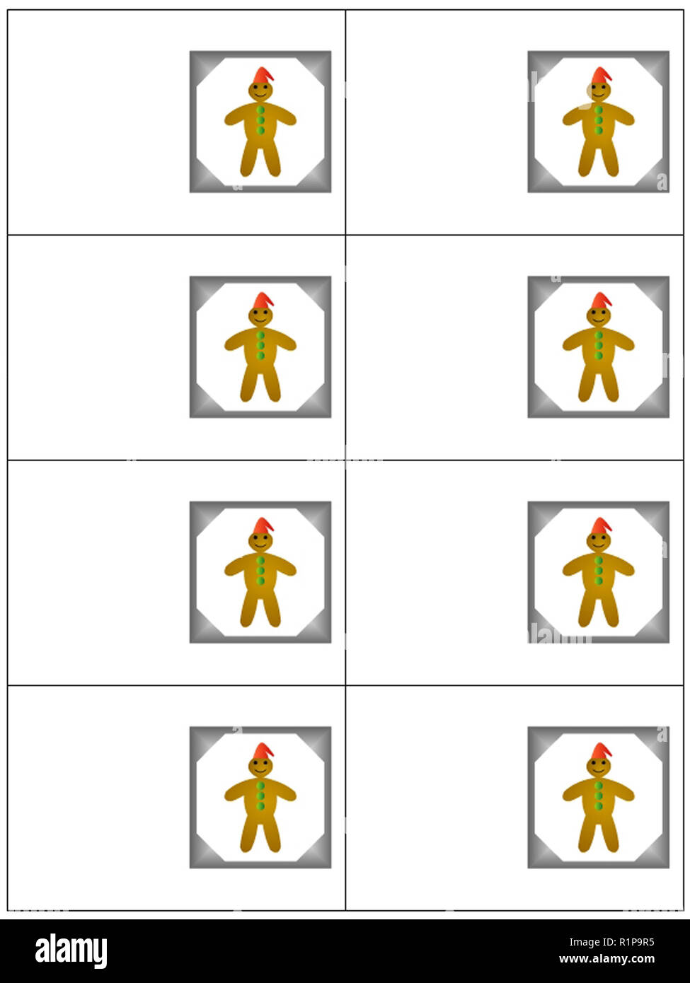 Christmas note card and tag design Stock Photo - Alamy